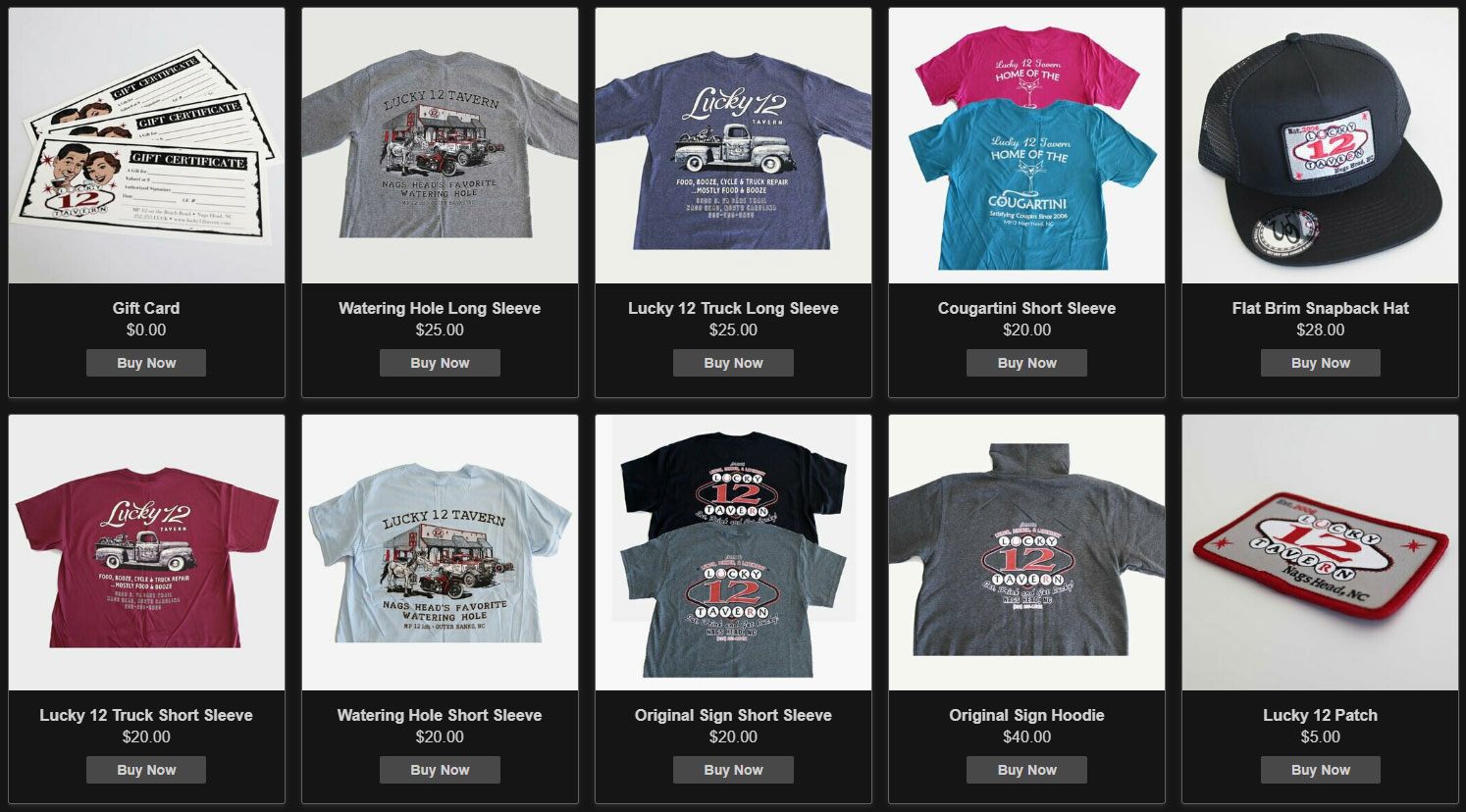 Shop Lucky 12 Tavern